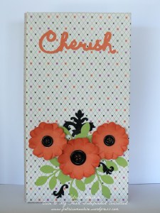 CTMH Scaredy Cat Waterfall Folio Album - Patricia's Creative Corner