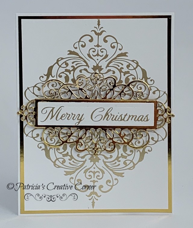 An Elegant Christmas Card - Patricia's Creative Corner