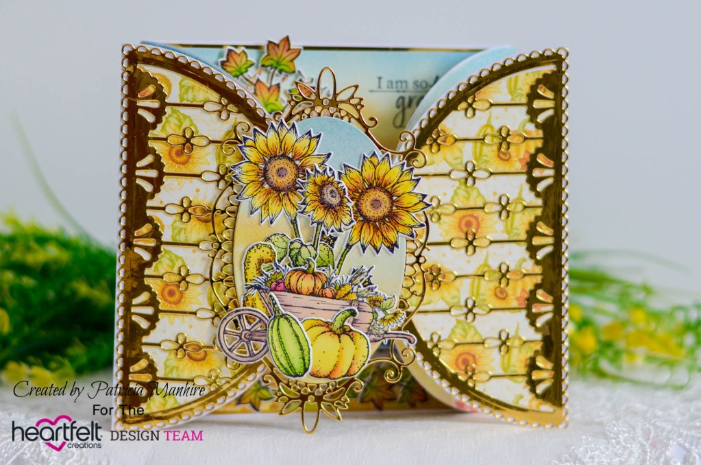Ornate Autumn Shutterfold Card - Patricia's Creative Corner