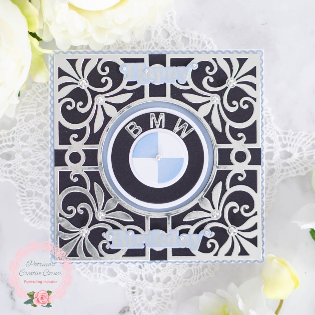 A Masculine Card for BMW Lovers - Patricia's Creative Corner