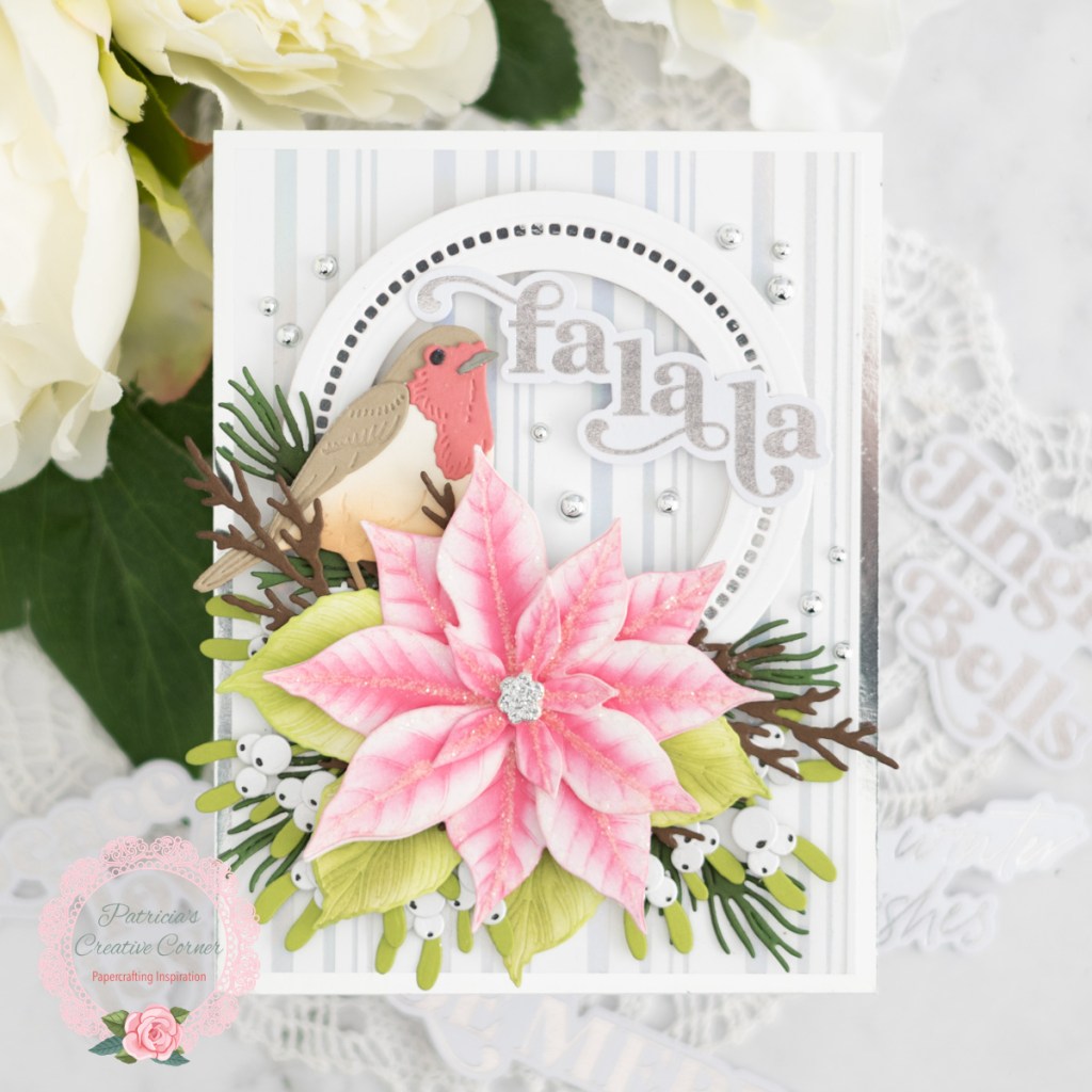 Honey Bee Stamps Falala Christmas Card - Patricia's Creative Corner